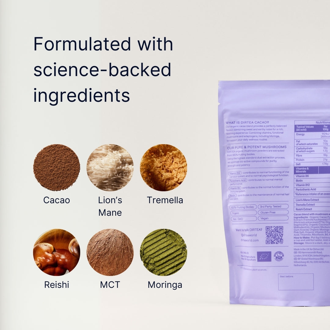 AM + PM Stack | DIRTEA Functional Mushrooms