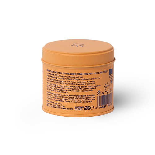 Chaga Mushroom Tea Powder 30 Day Serving | Energy Boost | Dirtea World ...