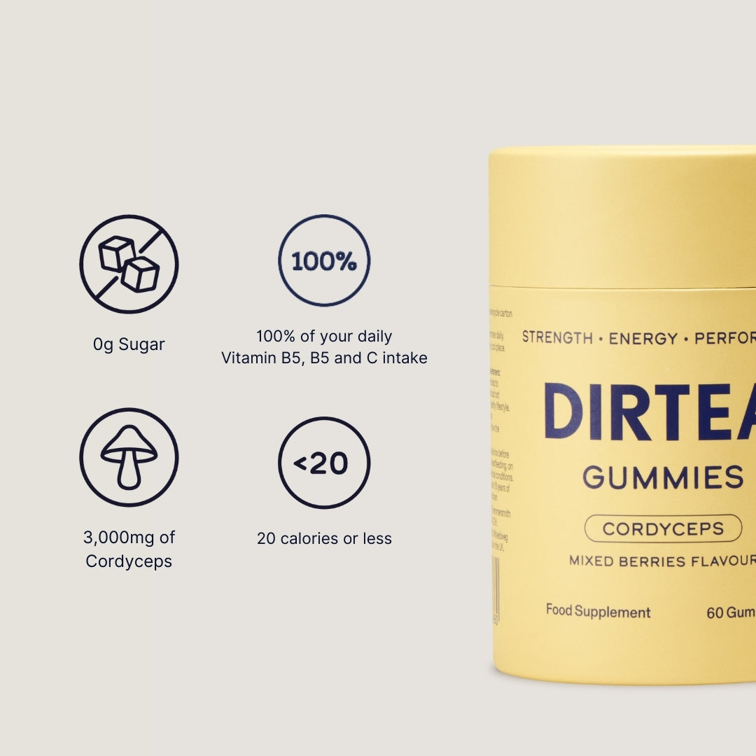 Cordyceps Gummies | DIRTEA Functional Mushrooms