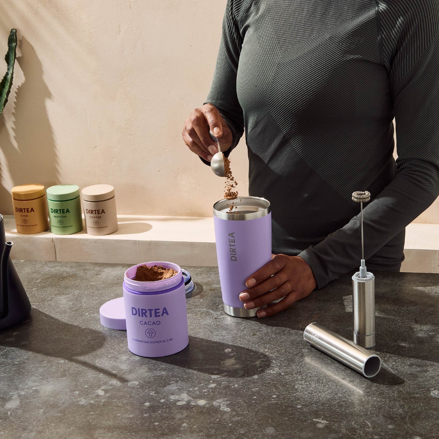 Mushroom Cacao Super Blend | DIRTEA Functional Mushrooms