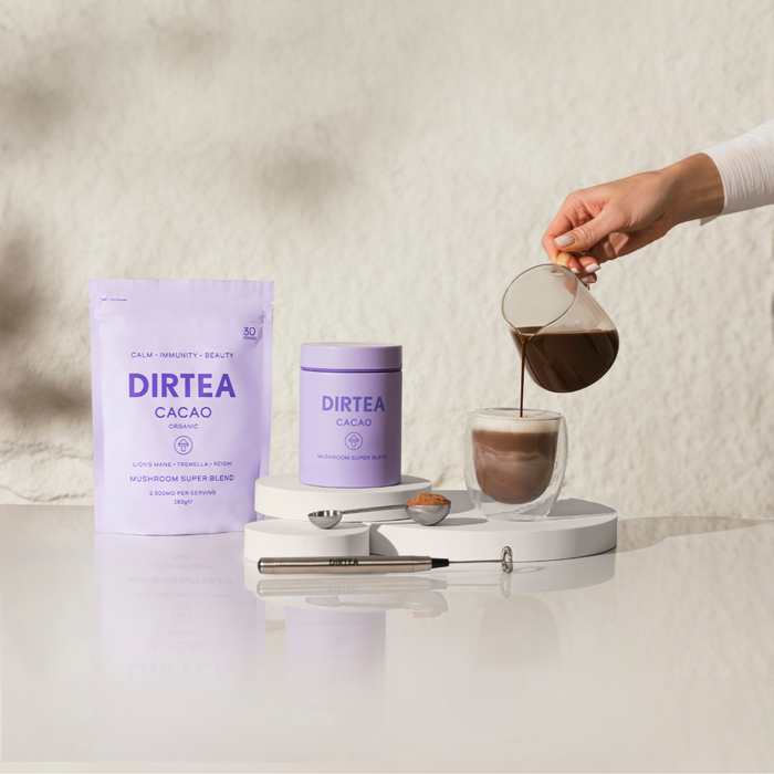 DIRTEA Mushrooms for Focus, Energy, Calm | DIRTEA Functional Mushrooms