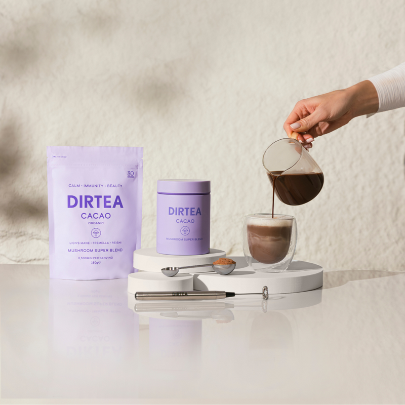 DIRTEA Mushrooms for Focus, Energy, Calm | DIRTEA Functional Mushrooms