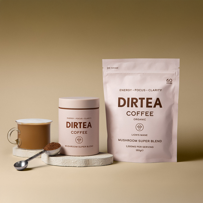 DIRTEA Mushrooms for Focus, Energy, Calm | DIRTEA Functional Mushrooms