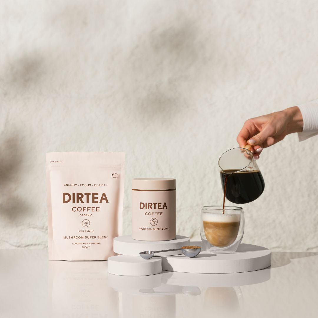 Mushroom Coffee Super Blend | DIRTEA Functional Mushrooms
