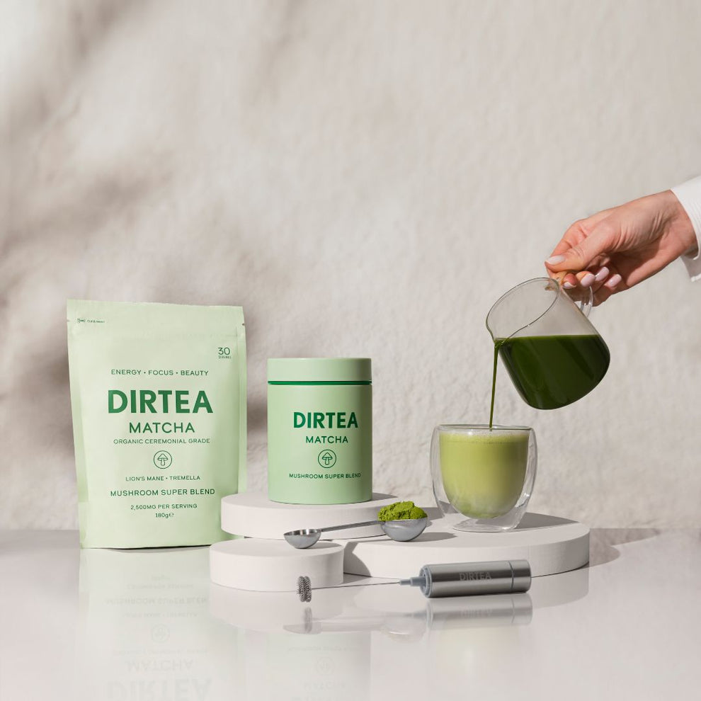 Mushroom Matcha Super Blend | DIRTEA Functional Mushrooms