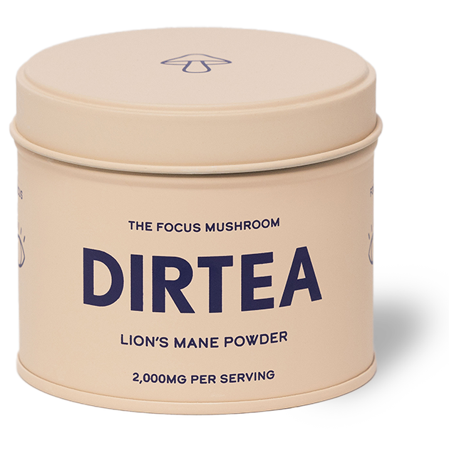 DIRTEA Functional Mushrooms | Shop Lion's Mane Mushroom Pure Powder